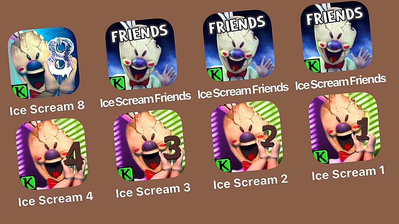 Ice Scream 8 | Final Chapter,Ice Scream 5-6-7 | Friends,Ice Scream 4 ...