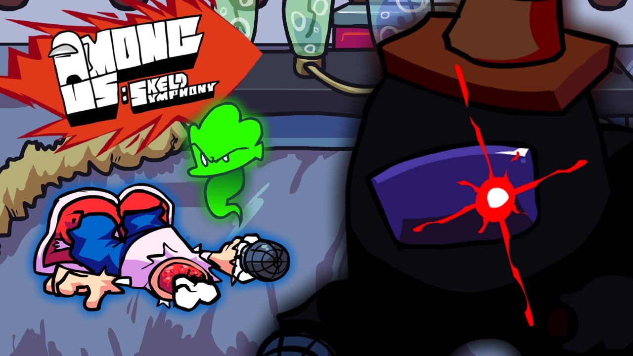 Friday Night Funkin' Among Us: Skeld Symphony | FULL WEEKS + SECRETS ...