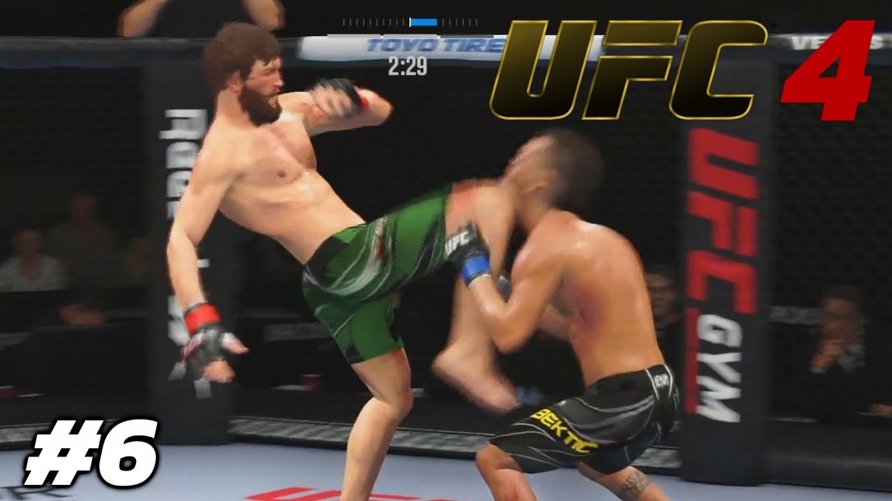 UFC Debut! UFC 4 Legendary Career Mode #6 - YouTube