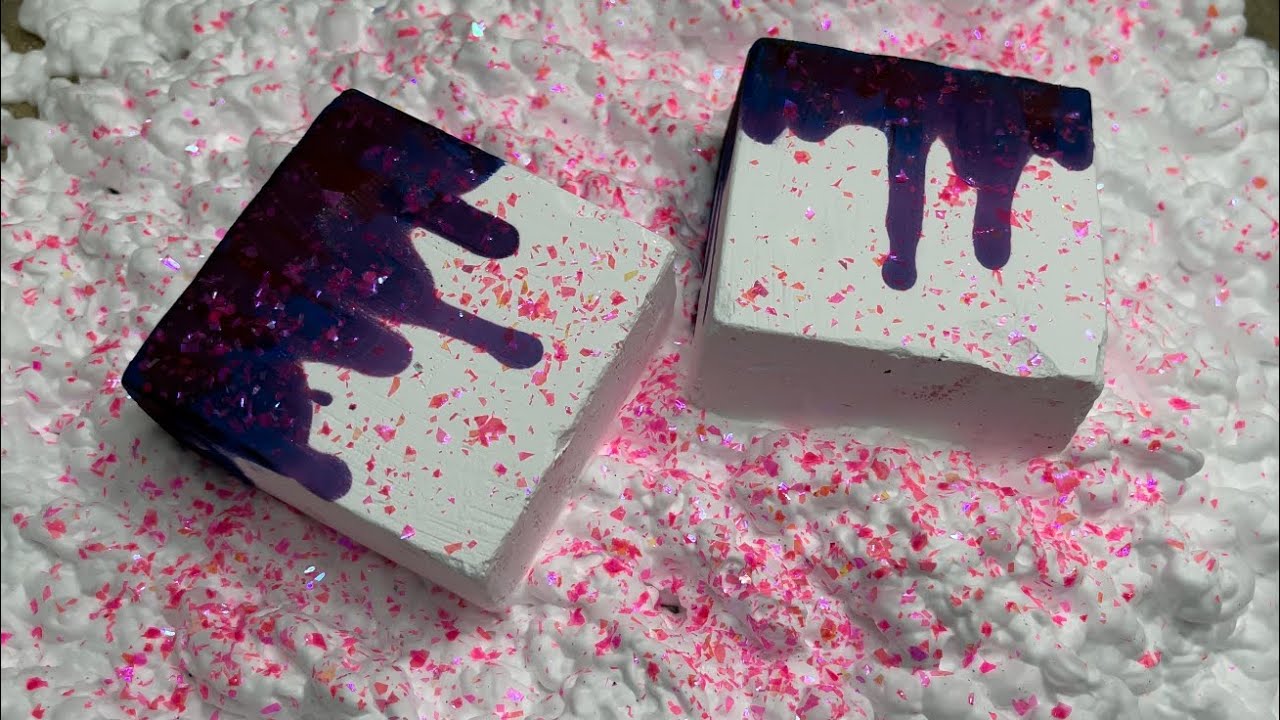 Purple Drip Dye Gymchalk | Oddly Satisfying | Asmr - YouTube