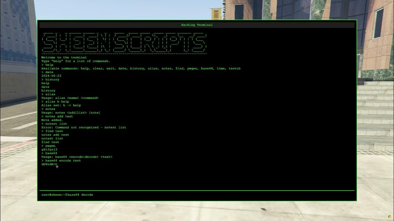 FiveM Script | Terminal (for hackers) | Showcase (FREE) - YouTube