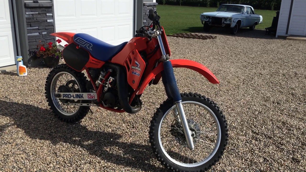 1985 Honda CR125 - YouTube
