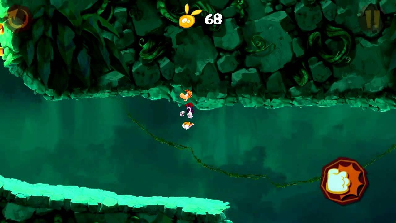 Rayman Jungle Run 4-7 The Way of the Exploding Fist - YouTube