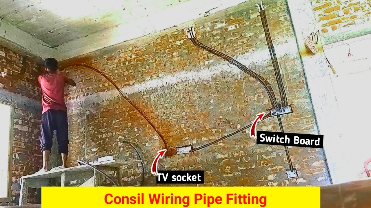 consil wiring pipe and box fitting |electrical work | electrical wiring ...