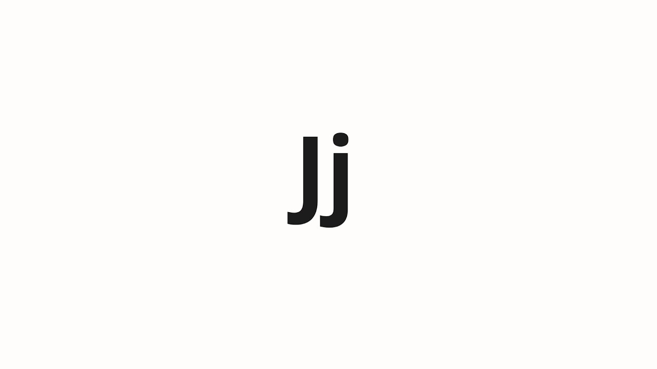 How to pronounce Jj - YouTube