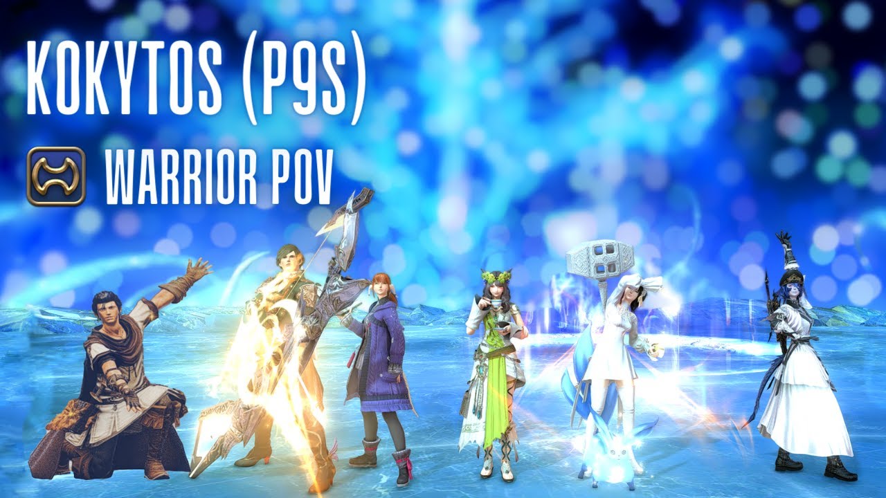 [FFXIV] VS. Kokytos (P9S) - (baby) WAR POV | First Clear - YouTube