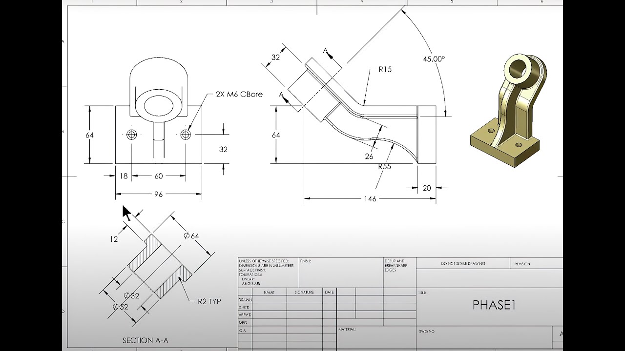How to do the rib in the model SolidWorks Побудова ребра жорсткості ...