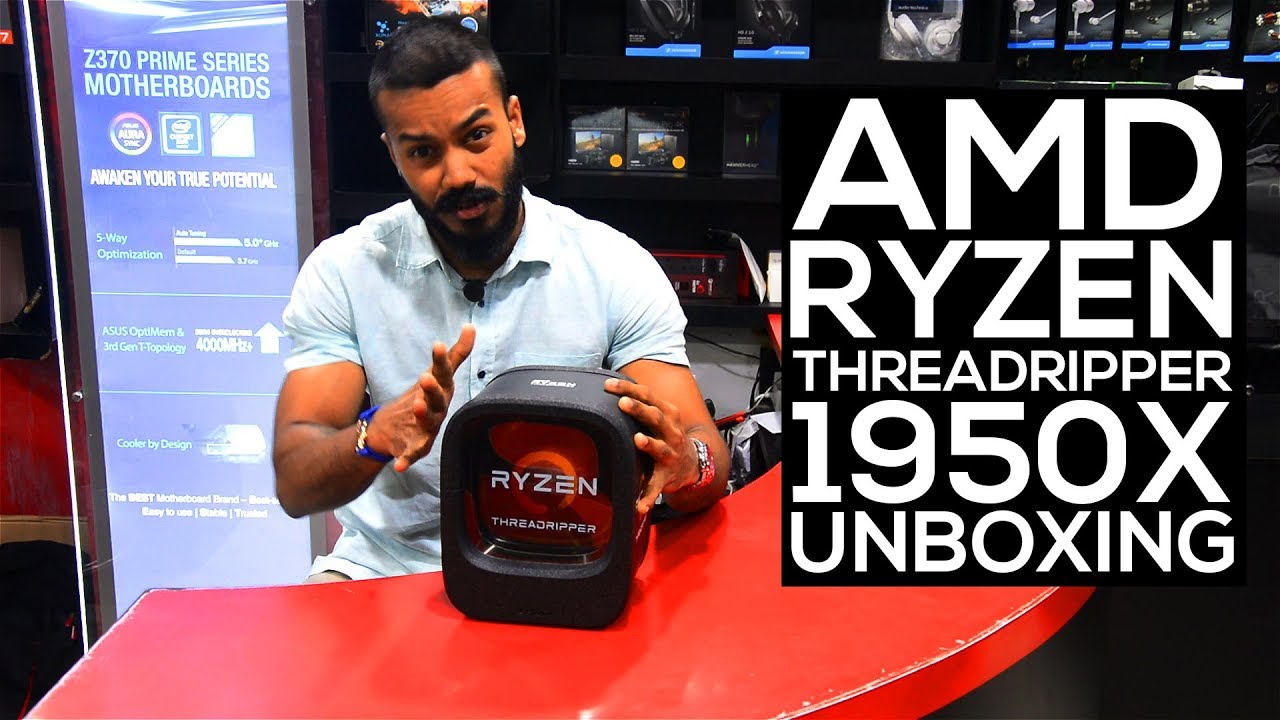 AMD Ryzen™ Threadripper™ 1950X Processor Unboxing | Redline ...