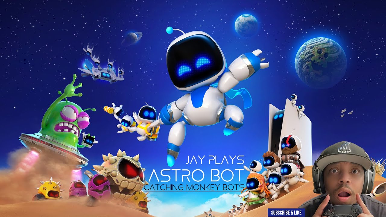 CATCHING MONKEY BOTS! // Jay Plays Astro Bot (PS5) - YouTube