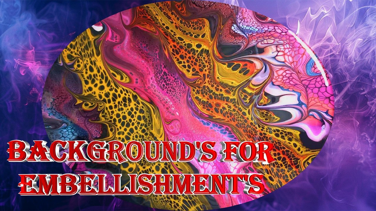 #498 Amazing Background's For Embellishment's @kreationsbykristey - YouTube