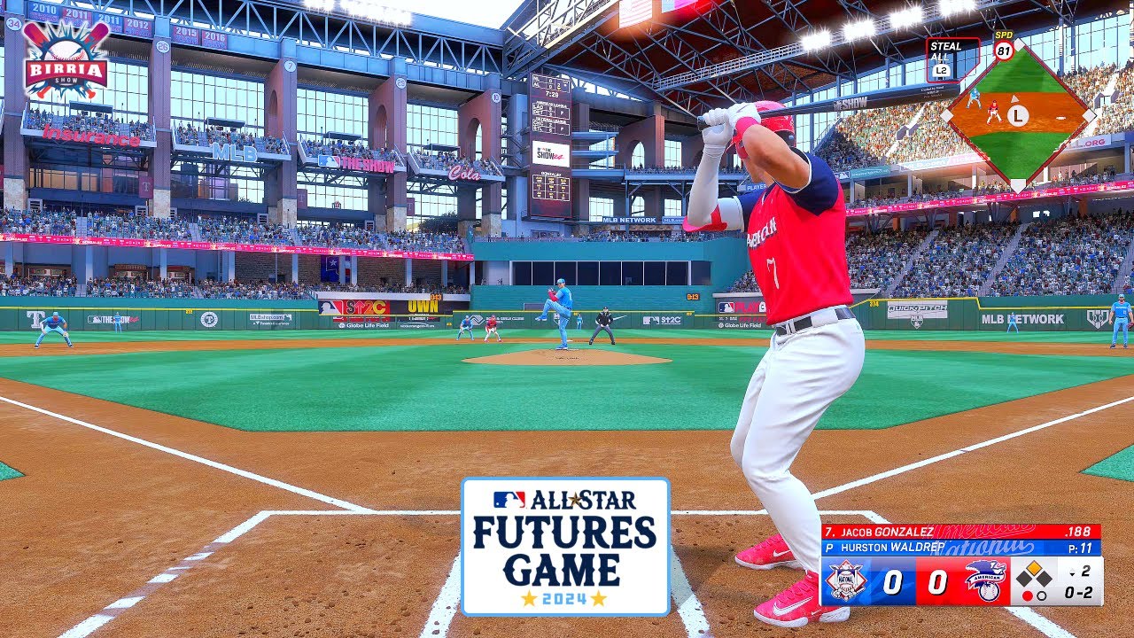 MLB Th Show 24 All Star Futures Game 2024 | American League vs National ...