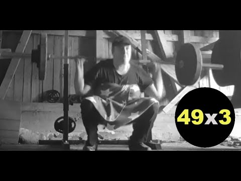 Kyykky 49x3 kg 49 v. +14 C (Syväkyykky) - YouTube