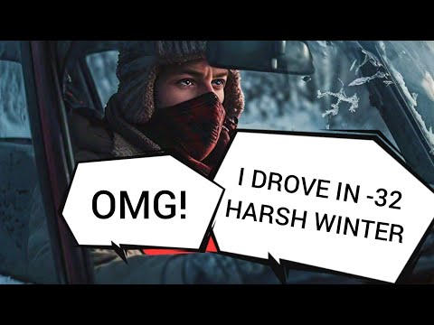 I Challenged The Coldest Day So Far - Driving In -32 Celcius Extreme ...