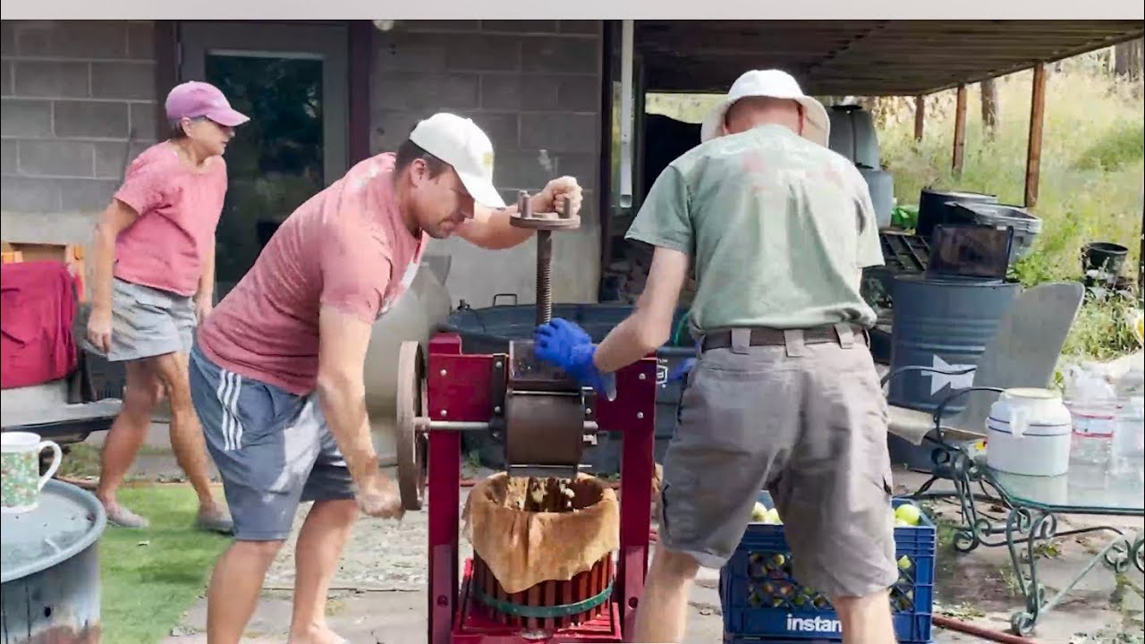 EXTREME APPLE CIDER processing in the spirit of the Fall season! - YouTube