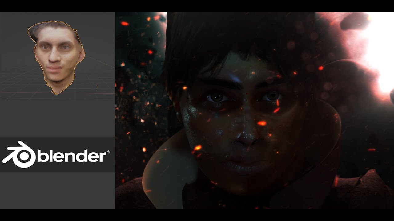 Create a Realistic 3D Face With a Scan! - Blender Two Minute Tuts ...