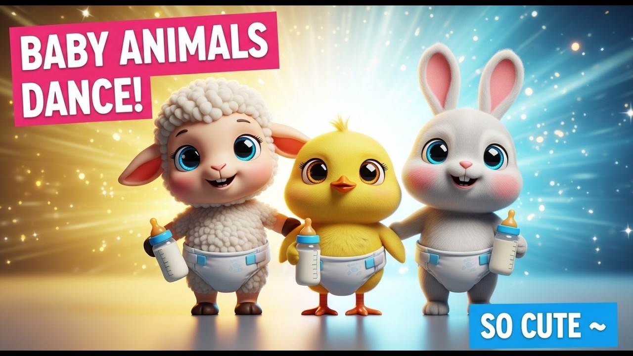 Baby Animals Dancing Together! 🍼 So Cute & Funny #babyanimals #dance ...