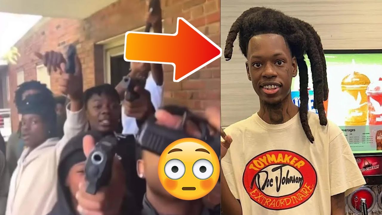 Foolio goons crashing out for Foolio on IG Live shooting at Yungeen Ace ...