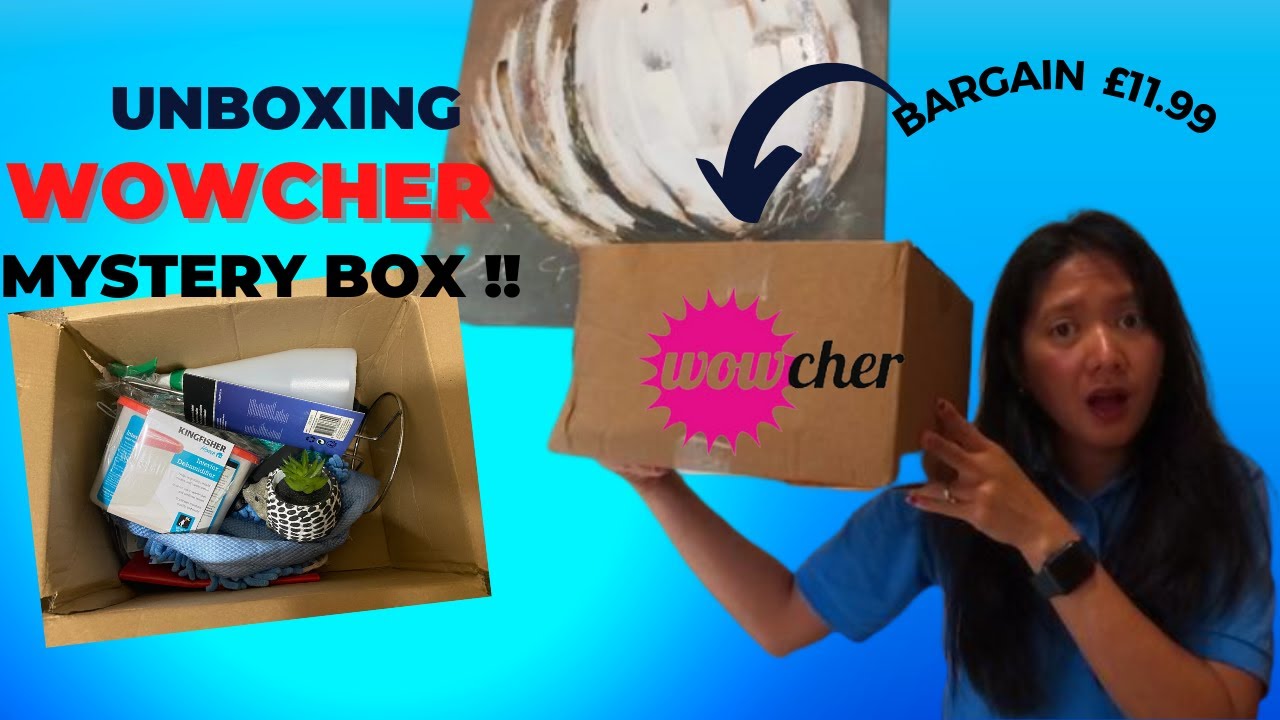 Unboxing mystery box plus reviews [ wowcher £11.99 ! ] 📦📦 - YouTube