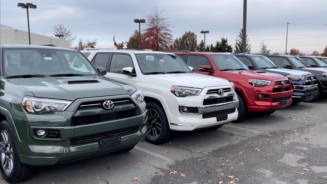 Army Green 2022 Toyota 4Runner TRD Sport… The ENTIRE LOT has MARKUPS ...