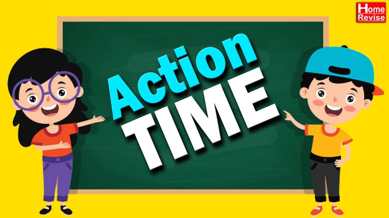 Action time | Class 1 | English | English Medium | Home Revise - YouTube