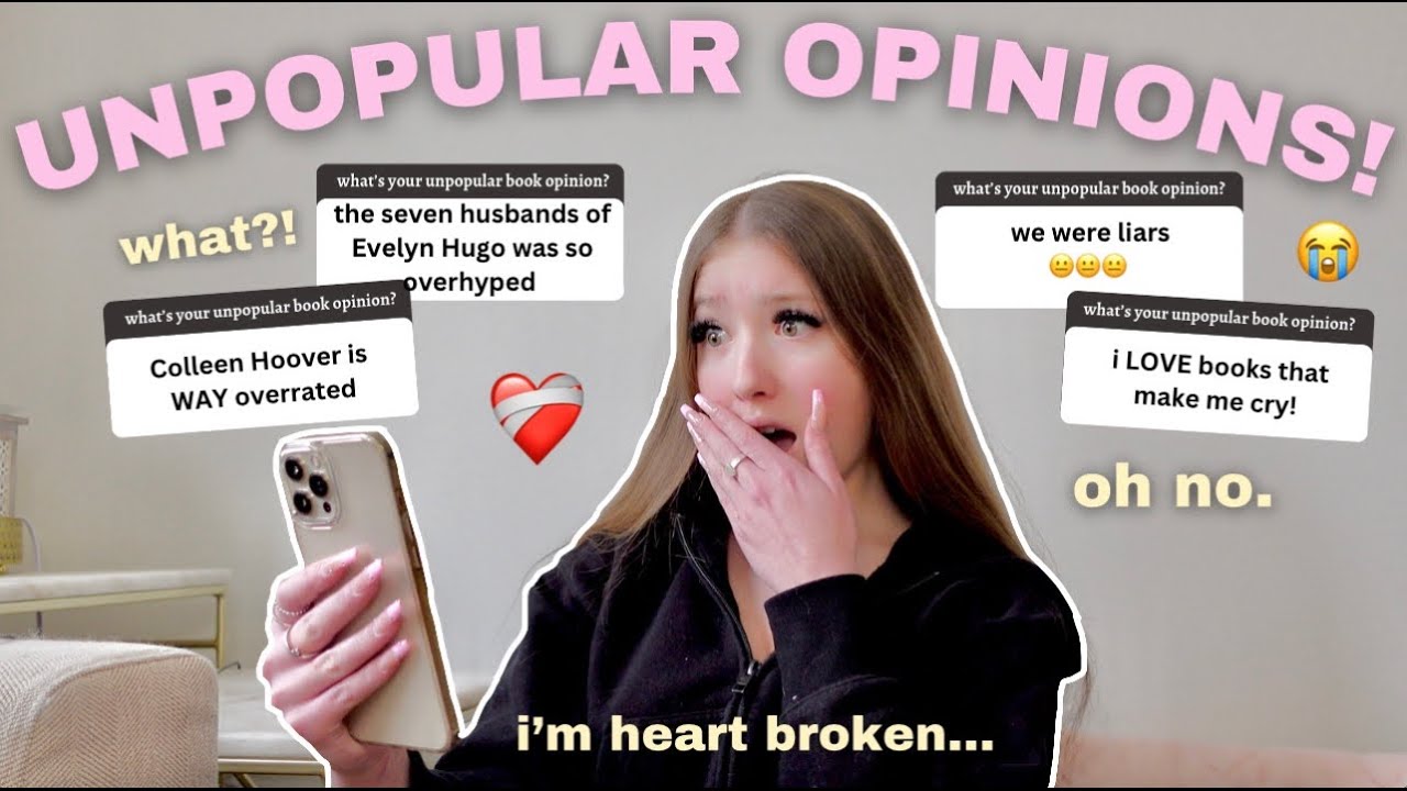 READING YOUR UNPOPULAR BOOK OPINIONS 📚 overrated books, Booktok hype ...