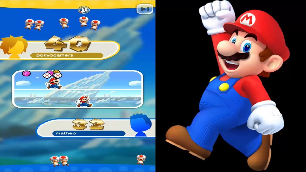 Super Mario Run Full Game World 1 Vs. Matheo - YouTube