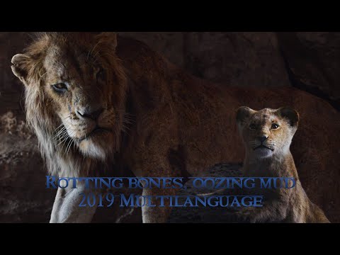 Rotting bones, oozing mud - Lion King 2019 Multilanguage - YouTube
