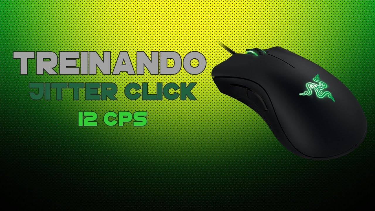 Treinando Jitter Click Com Mouse Novo Abyssus 1800 dpi - YouTube