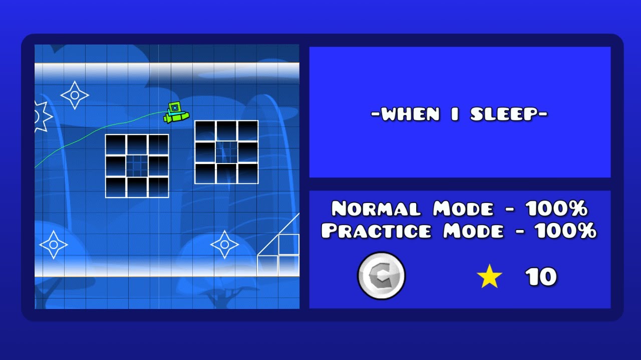 Geometry Dash Layout - -when i sleep- (Level 205) - YouTube