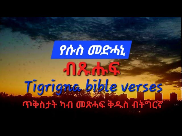 Tigrigna Bible Quotes