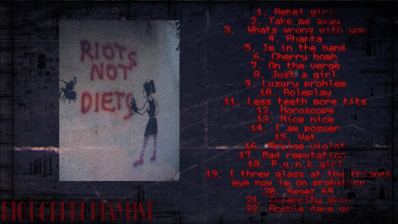 Angsty teenage girl playlist- riot grrrl + more playlist ☆☆ - YouTube