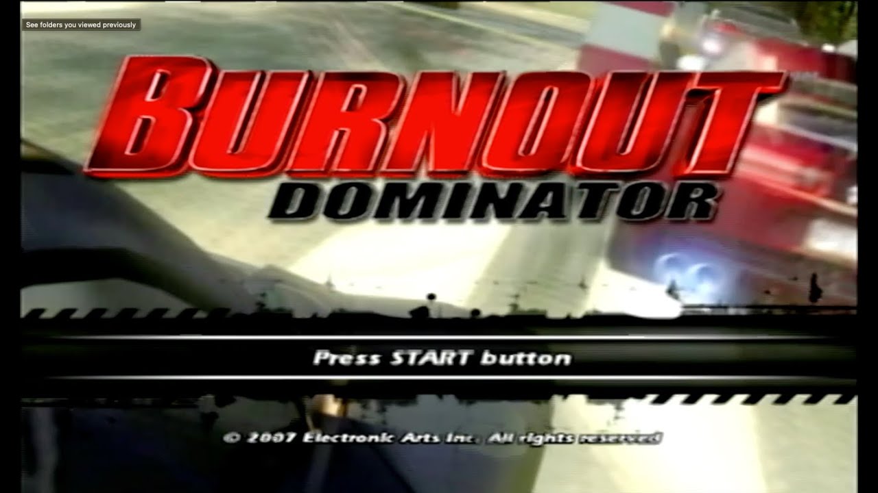 Burnout Dominator Title Screen (PS2) - YouTube