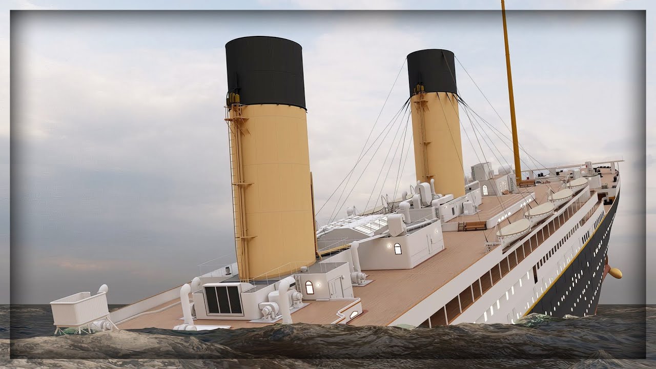 Titanic Sinking Animation Video