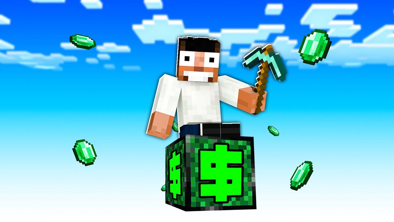 Minecraft, but there's Only One SHOP BLOCK || Minecraft Mods ...