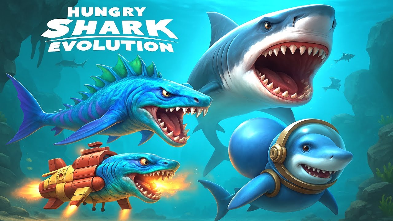 Hungry Shark Evolution - Shark Games | Gameplay Walkthrough | Abys ...