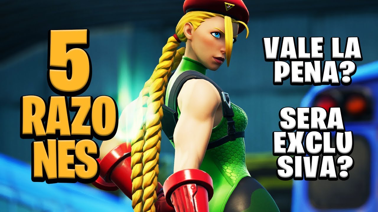 5 RAZONES PARA COMPRAR la skin CAMMY (STREET FIGHTER) Vale la pena ...