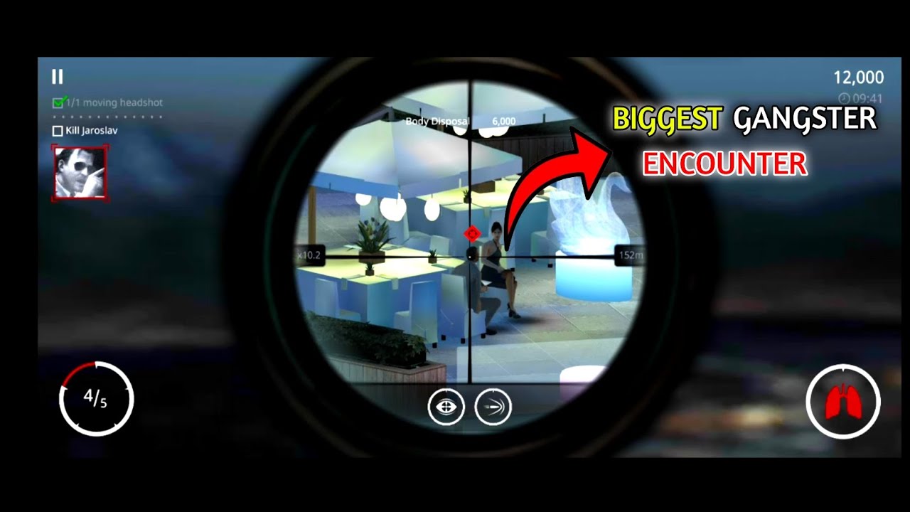 BIGGEST GANGSTER ENCOUNTER || HITMAN SNIPER GAMEPLAY - YouTube