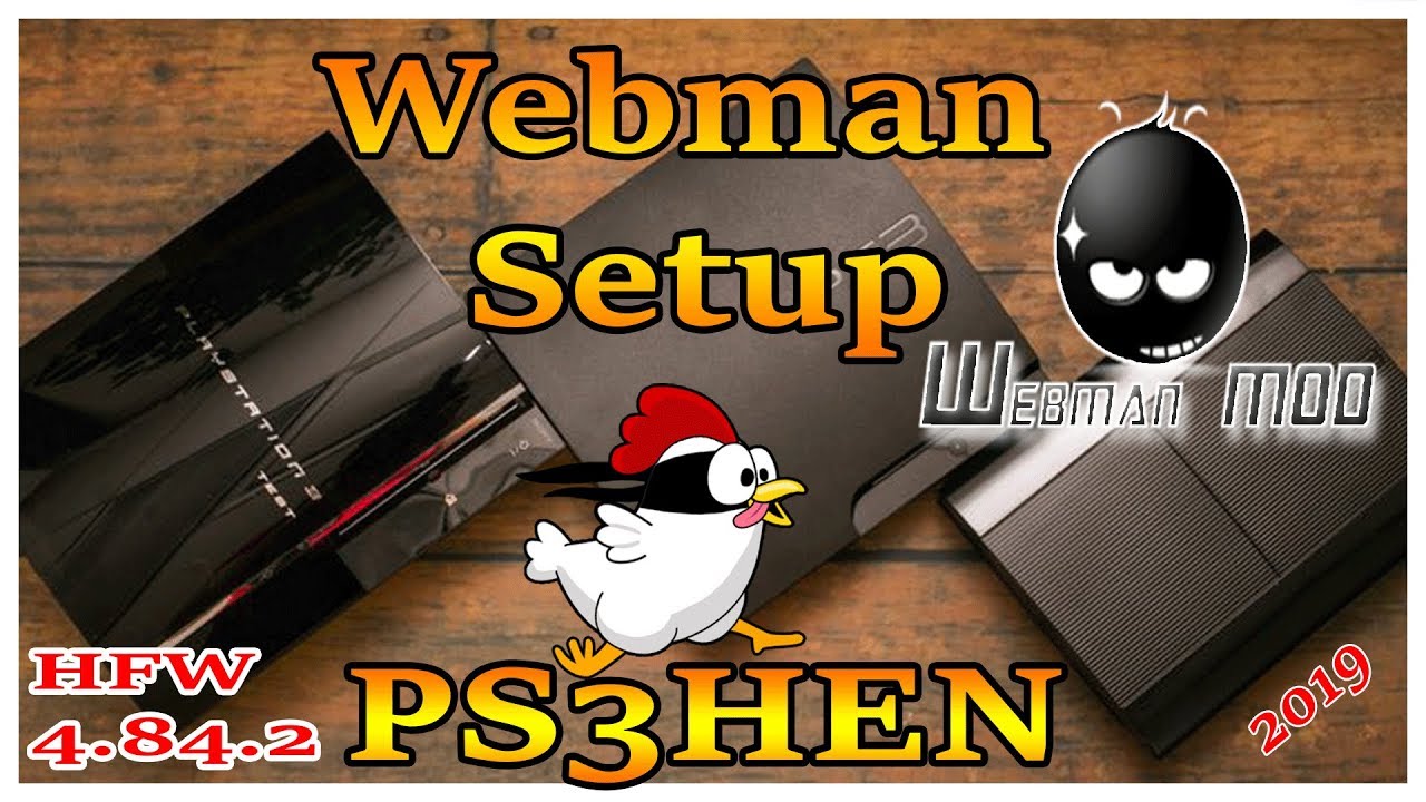 How To Install And Setup Webman On All HFW 4.84.2 With Hen 2019 - YouTube