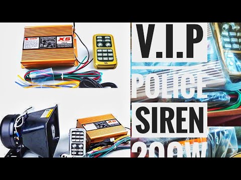 Siren | police siren with amplifier | remote siren | car police siren ...