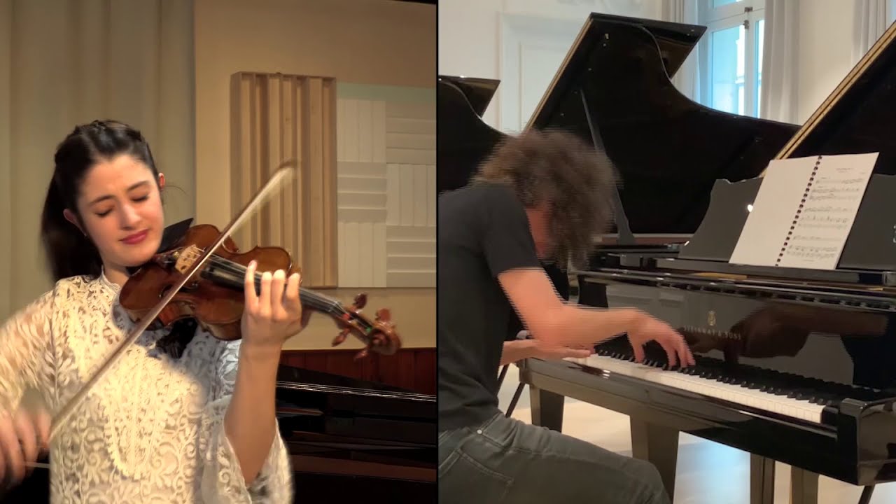 Maria Dueñas playing Julian Gargiulo’s Sonata “From the Window” - YouTube