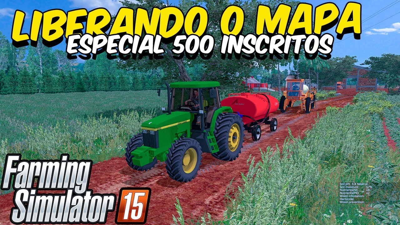 MAPA AMIGOS AGRO FS15 - ESPECIAL DE 500 INSCRITOS !! FARMING SIMULATOR ...