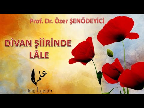 DİVAN ŞİİRİNDE LÂLE - Prof. Dr. Özer ŞENÖDEYİCİ
