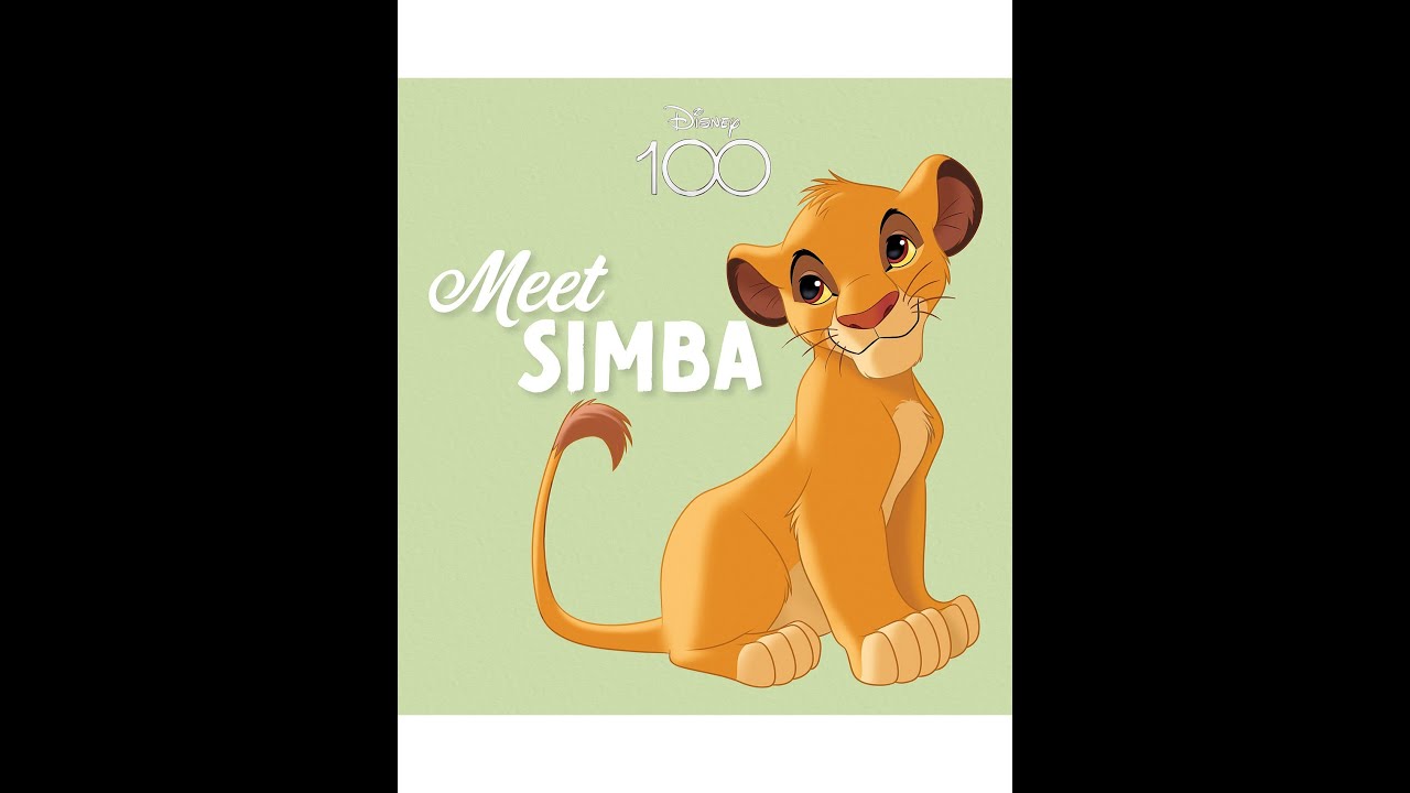 Flip Through Disney 100 Meet Simba book - Children Story - YouTube