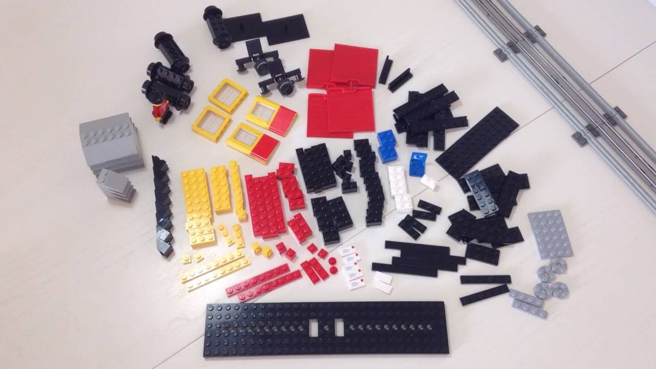 LEGO 7819 Postal Container Wagon for 7740 Build brick by brick - YouTube