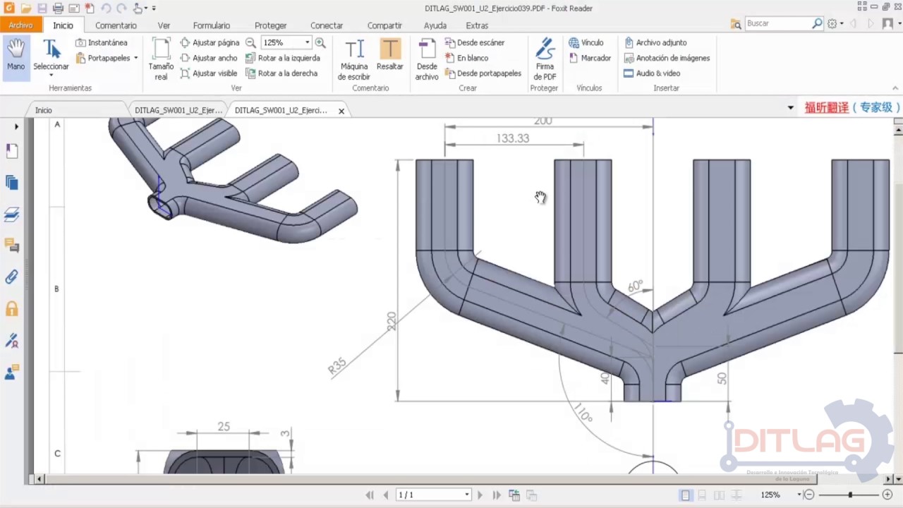 Operaciones de barrido, simetría y vaciado en SOLIDWORKS - YouTube