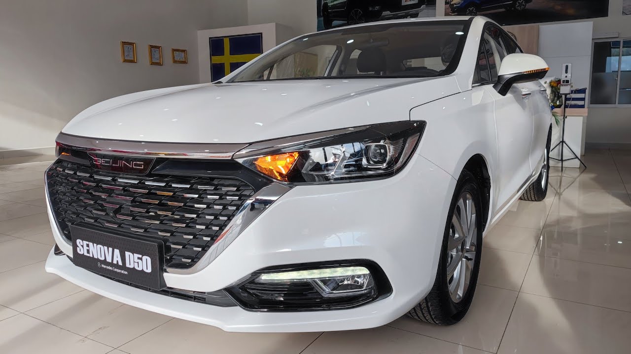 2022 BAIC Senova D50 - 1.5L L4 White Color | Interior and Exterior ...
