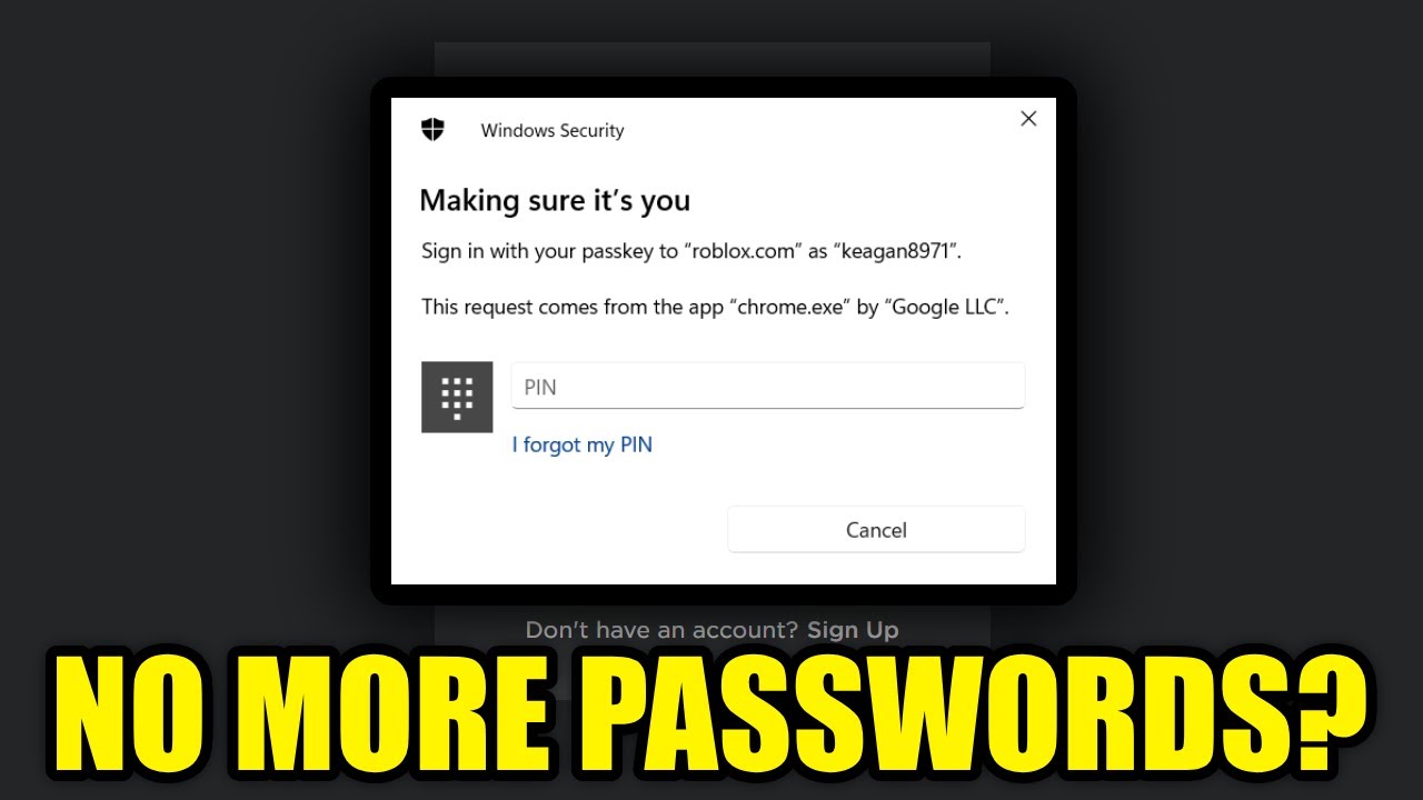 How To Use Passkeys On Roblox - YouTube