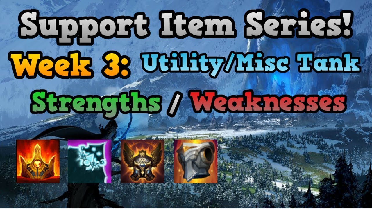 Utility/Misc. Tank Items Week 3 - Support Items Mini Series! - YouTube