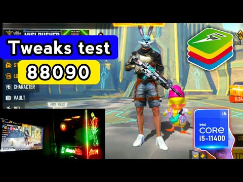 Bluestacks 5/4 Tweaks test 88090🔥 without graphic card core i5 11th gen ...