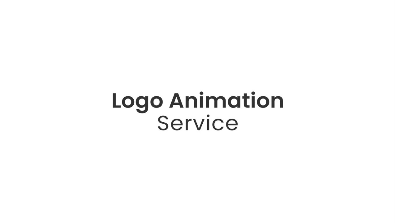 Logo animation service (motion reel) - YouTube
